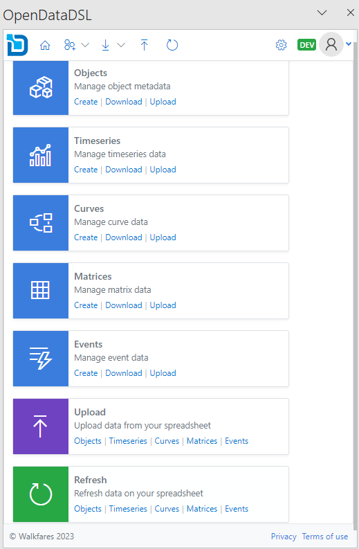 Matrices in ODSL | Smart SAAS Data Management